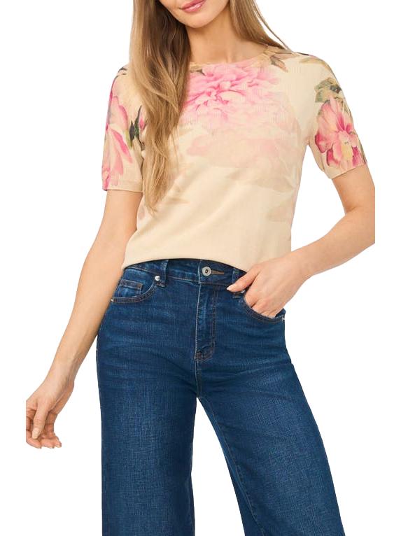 TED BAKER LONDON Ted Baker Louise Floral Print Crewneck T-Shirt